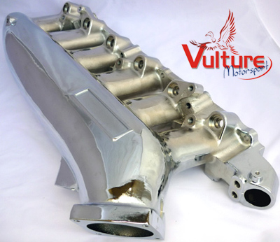 R33 Skyline Polished Intake Manifold Plenum W/ Rb25det Throttle Body ...